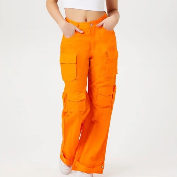 Pants & Jumpsuits | New Orange Cargo Pants | Poshmark